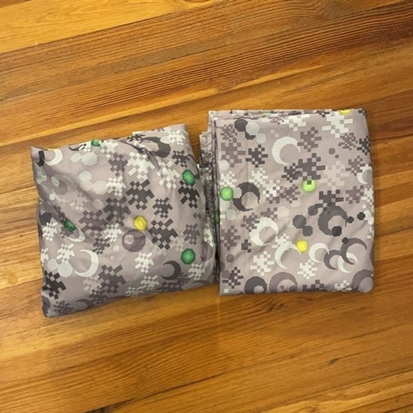Minecraft | Bedding | Minecraft Gray Fitted And Top Sheets For Full ...